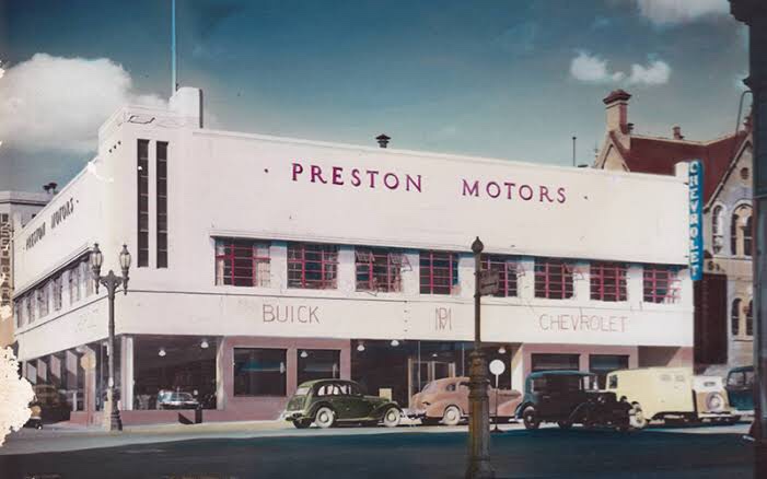 Preston Motors, a Moderne city showroom (and a bit of family history ...