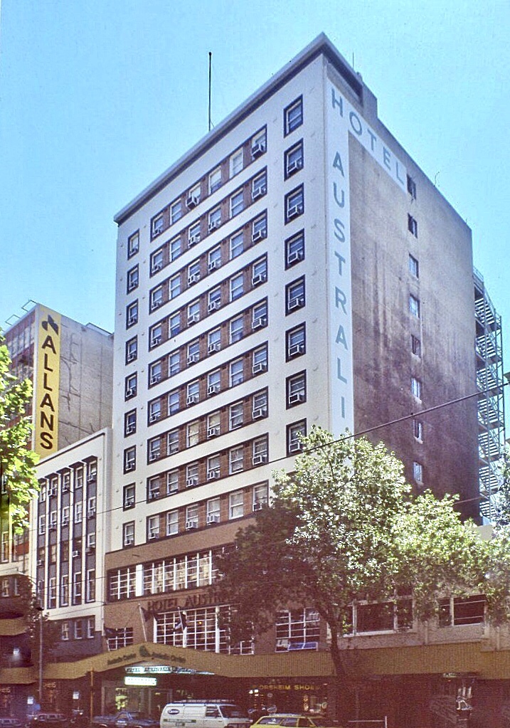 Australia Hotel, Collins Street 1939, glamorous and gay. – Storey of ...