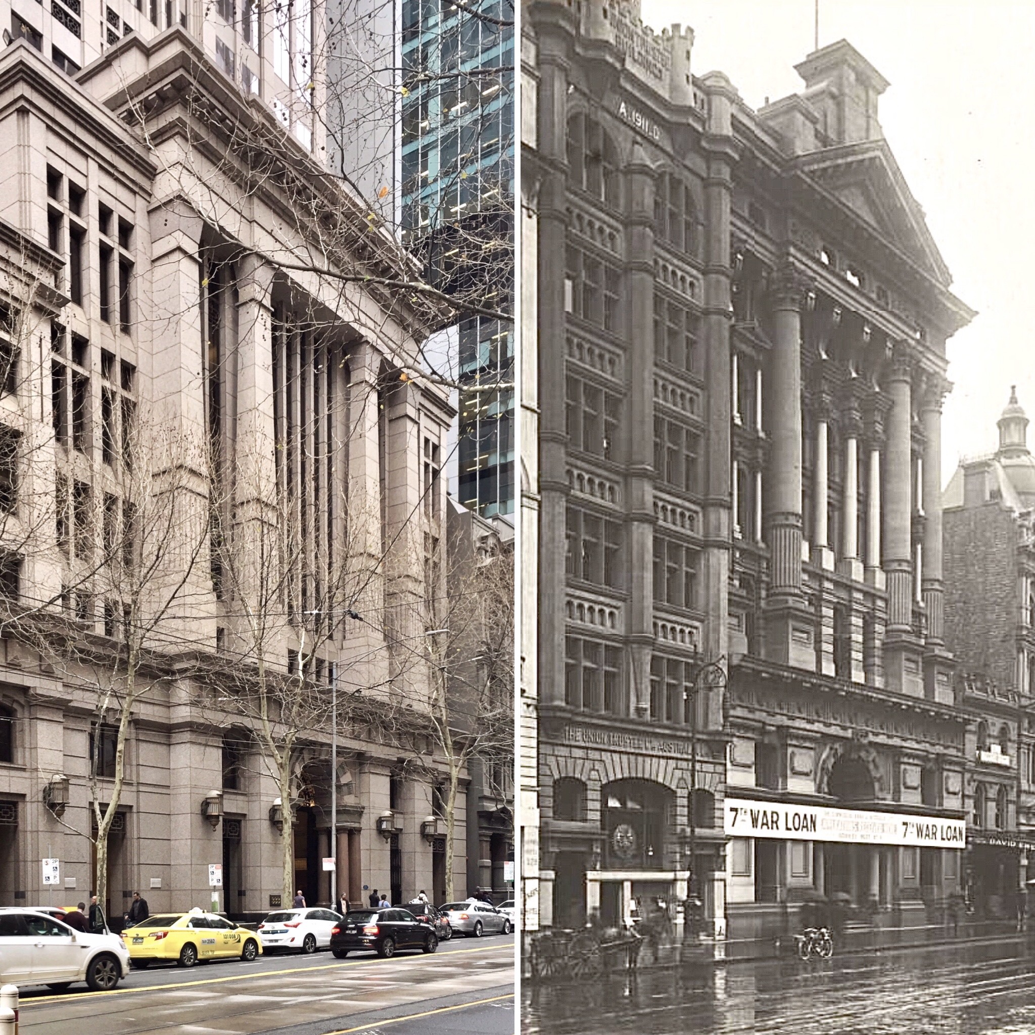 CBA bank Collins Street – 1893, 1939, 1990. – Storey of Melbourne