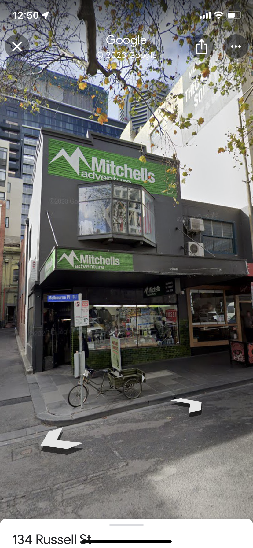 Russel Street – ex car showroom – Storey of Melbourne