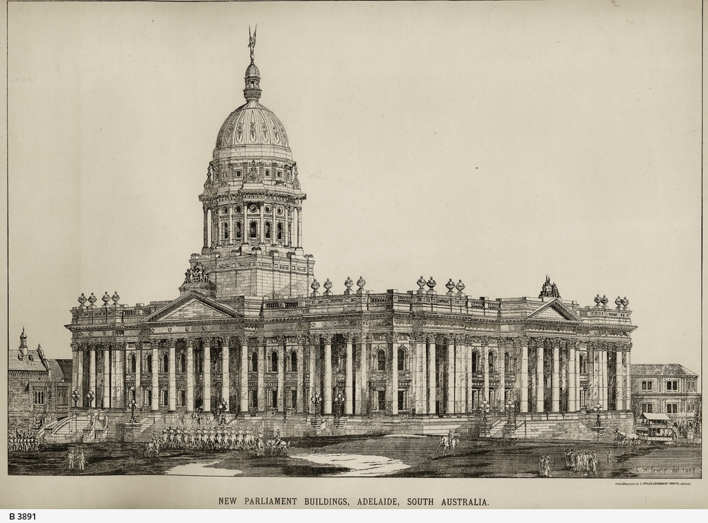 Parliament House dome – Storey of Melbourne