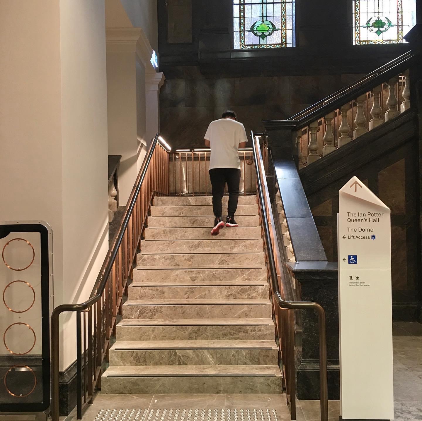 State Library stairs – Storey of Melbourne