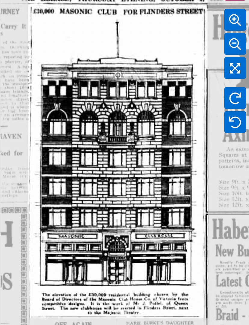 Masonic Club Building – Storey of Melbourne