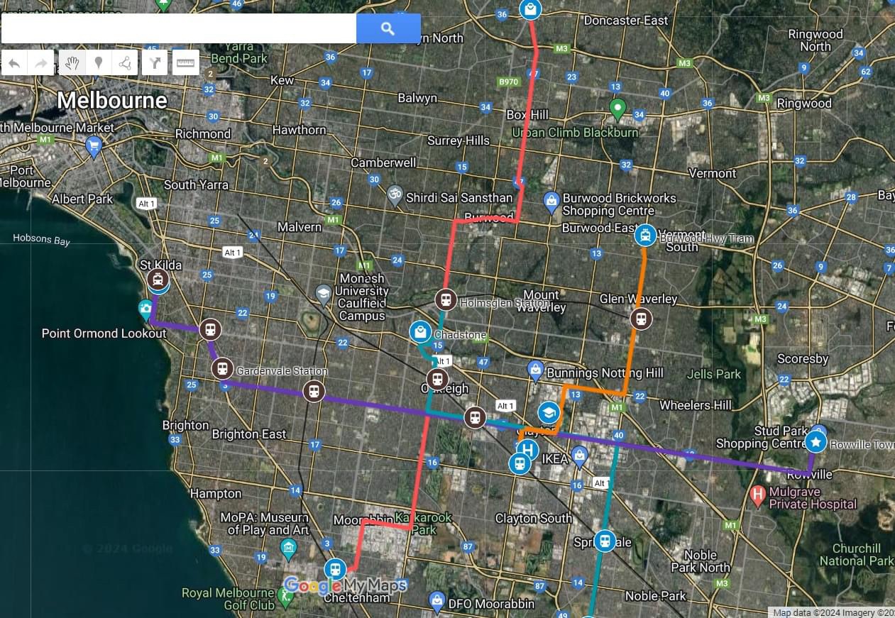 South east elevated tram network – Storey of Melbourne