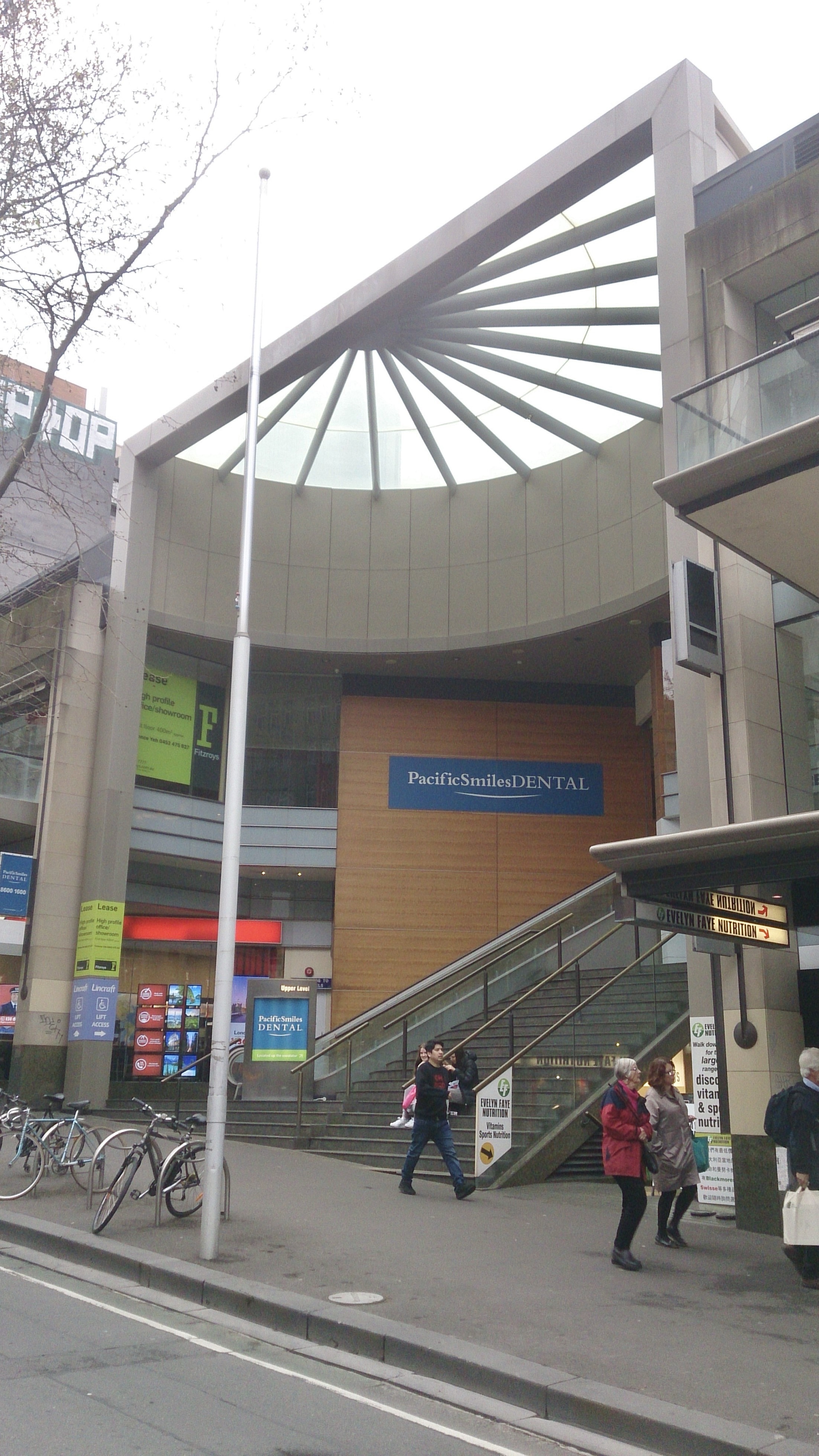 Cromwell Building, and postmodern Pavilion – Storey of Melbourne