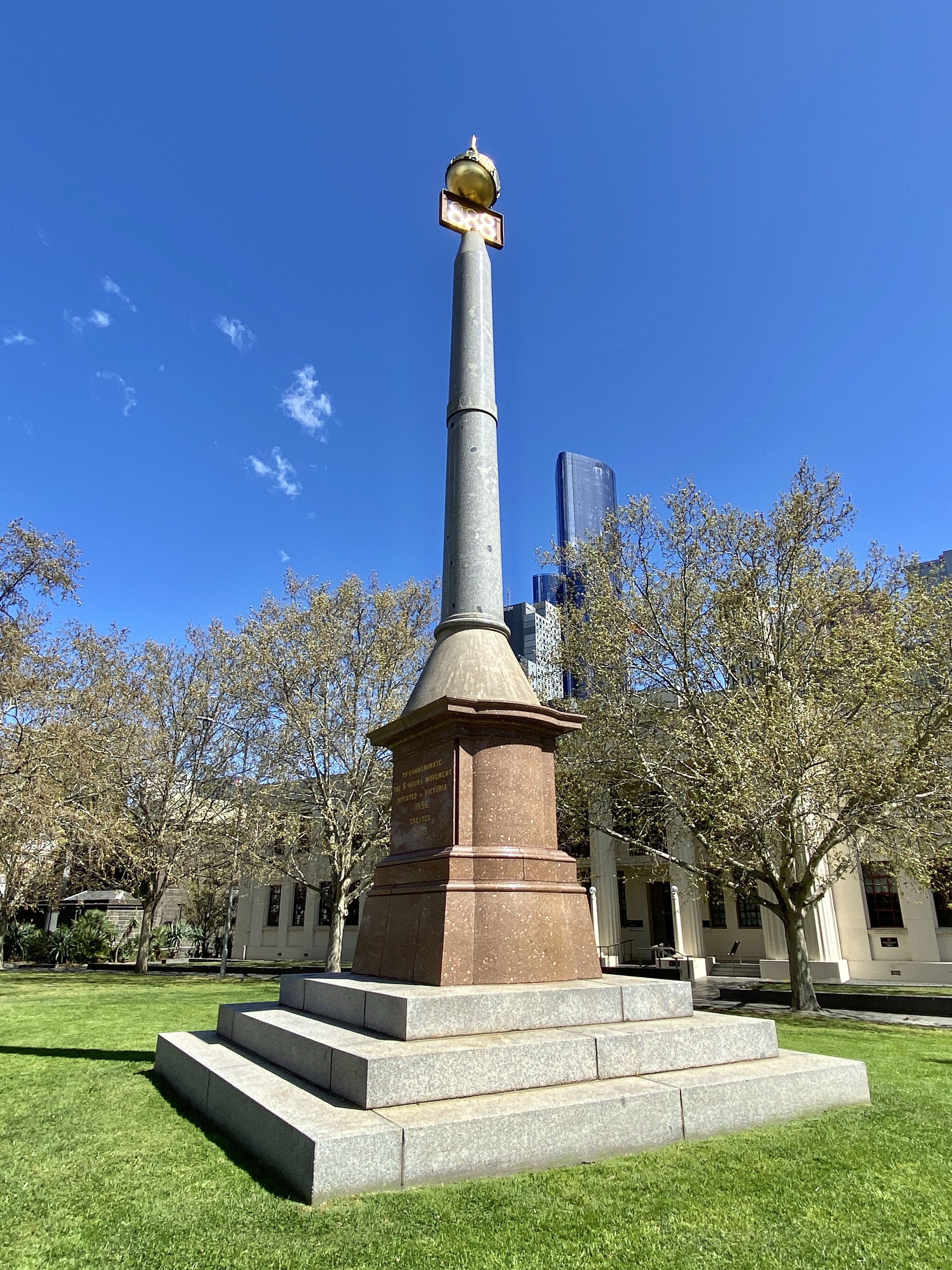 8 Hours Monument – Storey of Melbourne